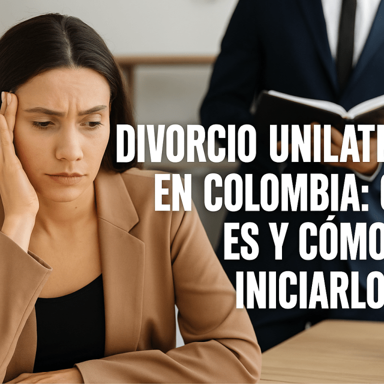 Divorcio Unilateral en Colombia: Qué es, Cómo Funciona y Cómo Iniciarlo ...